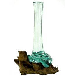 Guru-Shop Dekovase Vase aus Recycelingglas
