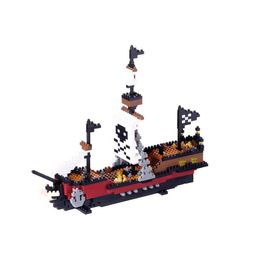 nanoblock Steckspielzeug NBM-011 Microsize Piratenschiff 780 Teile 3D Puzzle