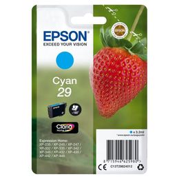 Epson Epson Strawberry Singlepack Cyan 29 Claria Home Ink Tintenpatrone