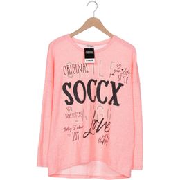 SOCCX Damen Sweatshirt, pink