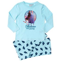 Pyjama Kinder Schlafanzug 2Tlg Langarmshirt und Hose 92 98 104