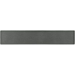 Wenko - Abtropfmatte Slim Grau 8 x 42 cm, Mit Noppenstruktur, Grau, Kunststoff (tpr) grau - grau