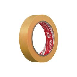 Glattkreppband 3508 smooth-tec® glatt gelb L.50m B.24mm kip