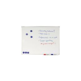 Soennecken Whiteboard Maße der Oberfläche: 80 x 60 cm (b x h) Tafel magnethaftend nicht beidseitig beschreibbar lackiert weiß