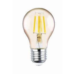 E27 4W led Filament Lampe Vintage Glühbirne 400 lm Warmweiß 2200K A60 Gold