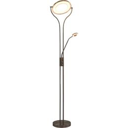 Prolenta Premium - Stehlampe 18 w Silbern 180 cm Dimmbar - Silber