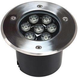 Planet Shop - LED-Einbaustrahler für den Außenbereich IP65 Walklight 7W - 6500K