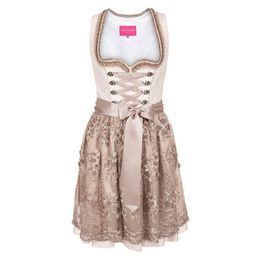 KRÜGER MADL & BUAM KRÜGER MADL & BUAM Trachtenkleid Mini Dirndl 2tlg. 50cm BRUNA rose