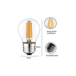 Led Filament Lampe E27 G45 5W