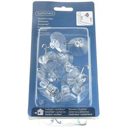 Zubehör Lichterketten & Anhänger Saugnapf Clips transparent - 12er Set - Lumineo