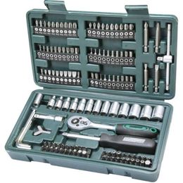 Prolenta Premium - 130-teiliges Bit und Steckschlüssel-Set 29166