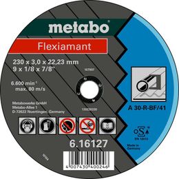 Flexiamant 180x3,0x22,23 Stahl, Trennscheibe, gerade Ausführung (616123000) - Metabo