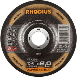Rhodius FTK26, 25 Stück, 230 x 2,5 mm, Trennscheibe