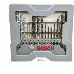 Bosch - Professional 15-tlg. X-Pro Line Gemischtes CYL-1 Set, Holz- Metall- & Steinbohrer