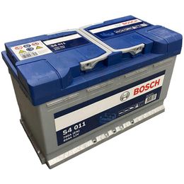 Bosch - S4 011 Autobatterie 12V 80Ah 740A inkl. 7,50€ Pfand
