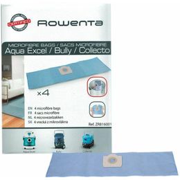 Rowenta - Ersatzteil - 4er Pack Mikrofaser-Staubsaugerbeutel Collecto Wet & Dry - - calor