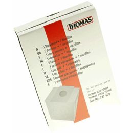 Ersatzteil - Schachtel mit 5 Beuteln + 1 Filter - - Thomas