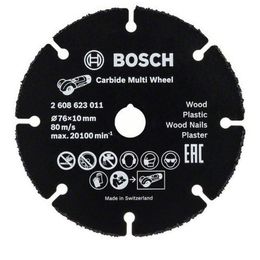 Bosch - Trennscheibe hm Multi Wheel 76mm Akku Winkelschliefer GWS12V-76 2608623011