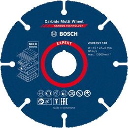 Bosch - Professional 1x Expert Carbide Multi Wheel Trennscheibe ø 115 mm