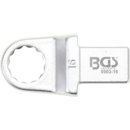 BGS-technic Einsteck-Ringschlüssel 16 mm Aufnahme 14 x 18 mm