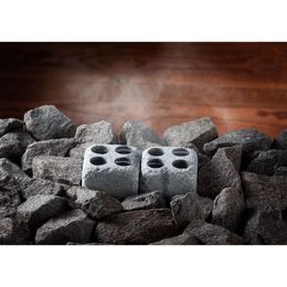 Höyrykivet Dampfsteine 2 Stück aus Speckstein für Saunaofen mit Aufguss - HUKKA DESIGN