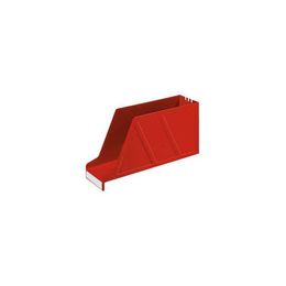 Leitz Stehsammler 9,7 x 15,6 x 33,6 cm (b x h x t) din A4 quer Werkstoff: Polystyrol rot