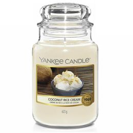 yankee candle - 623g - Coconut Rice Cream - Housewarmer Duftkerze großes Glas