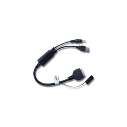 vhbw - kfz Audio Kabel kompatibel mit Mini R55 Auto, Fahrzeug - Y-Adapter, Schwarz