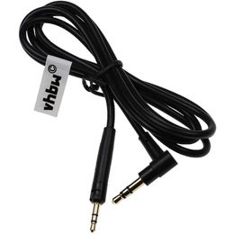 vhbw - Audio aux Kabel kompatibel mit Bose OE2, SoundLink, SoundTrue Kopfhörer - Audiokabel 3,5 mm Klinkenstecker, 100 cm, Schwarz