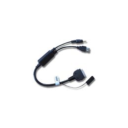 vhbw - kfz Audio Kabel kompatibel mit bmw X1 Auto, Fahrzeug - Y-Adapter, Schwarz