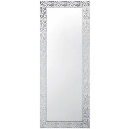 Beliani Moderner Wandspiegel Silber 50 x 130 cm Rechteckig - Silber