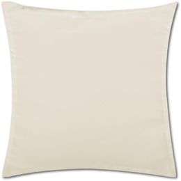 Bestlivings Kissenbezug Beige (80x80 cm) mit verdecktem Reißverschluss - viele Größen und Farben - Beige