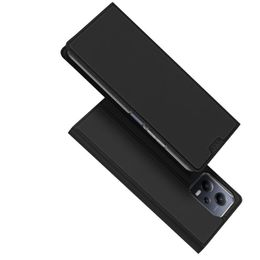 MARKENLOS Skin Pro Hülle kompatibel mit Xiaomi Redmi Note 12 Cover Flip Card Wallet Stand schwarz