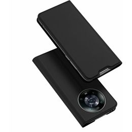 MARKENLOS Buch Tasche kompatibel mit Nokia X30 Etui Brieftasche Schutzhülle mit Standfunktion, Kartenfach schwarz