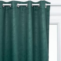 Verdunkelnder Vorhang Blätter - grün - 140x260 cm Atmosphera Grün