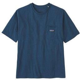 Patagonia - Regenerative Cotton Lightweight Pocket Tee - T-Shirt Gr S blau