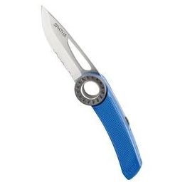 Petzl Messer mit Karabinerloch SPATHA Blau