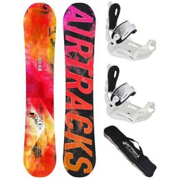 Airtracks Snowboard Damen Snowboard Set Morioirs (3er-Pack)
