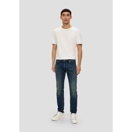 s.Oliver Stoffhose Jeans Keith / Slim Fit / Mid Rise / Straight Leg Waschung