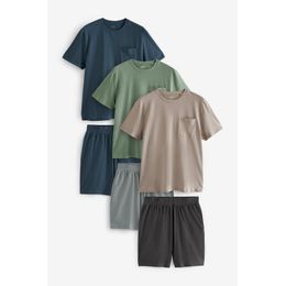 next Pyjama Pyjama-Set, 3er-Pack (6 tlg)