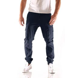 Jack & Jones Jack & Jones Cargojeans Jack & Jones Paul Flake Cargo Tapered Fit Herren Jeans Hose