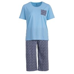 Zeitlos By Luana zeitlos Schlafanzug Pyjama Set Capri- Herzen