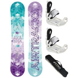 Airtracks Snowboard Damen Snowboard Set Akasha (3er-Pack)