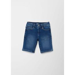 s.Oliver 7/8-Jeans Jeans-Bermuda Brad / Slim Fit / Mid Rise / Slim Leg Waschung