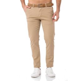 RED BRIDGE RedBridge Chinohose Chino Hose Pants mit Gürtel Sand W38 L34