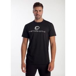 NANOBIONIC® Funktionsshirt Iconic T-shirt (schwarz/weiß) (Innovative und exklusive NANOBIONIC®-Technologie