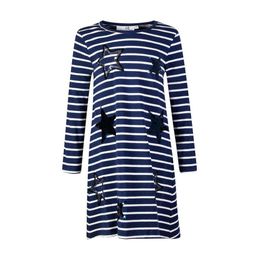 happy girls A-Linien-Kleid happy girls Kleid Langarm Jerseykleid Pailletten Sterne navy blau (1-tlg)