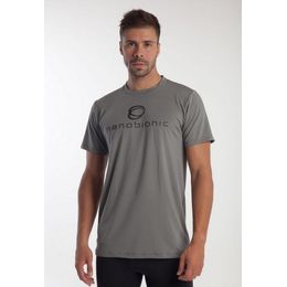 NANOBIONIC® Funktionsshirt Nanobionic® Iconic T-shirt (grau/schwarz) (Innovative und exklusive NANOBIONIC®-Technologie