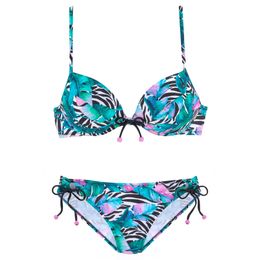 VIVANCE by LASCANA Bikini female size L Jade / Pink / Black / White