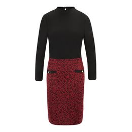 Dorothy Perkins Tall Kleid 'Berry' Damen Gr&ouml;&szlig;e 42 rot / schwarz Sommerkleid